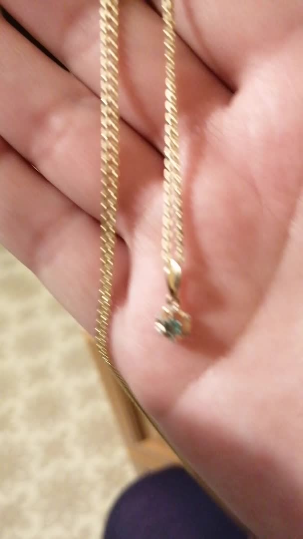 Золотая подвеска с изумрудами и бриллиантами SERGEY GRIBNYAKOV: розовое ...